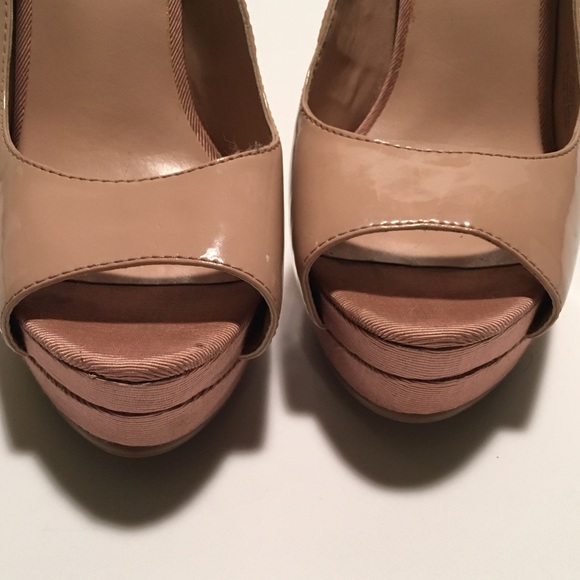 Jessica Simpson | Shoes | Jessica Simpson Edith Open Toe Heel Peach ...